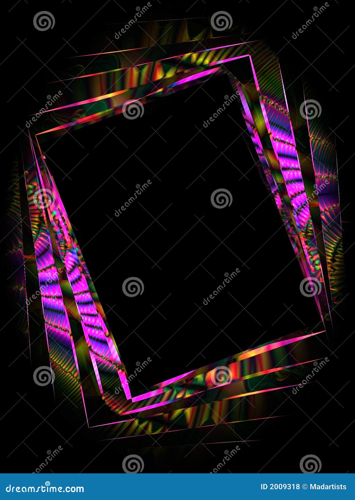 Abstract Picture Photo Frame 2 Stock Illustration - Illustration of ...