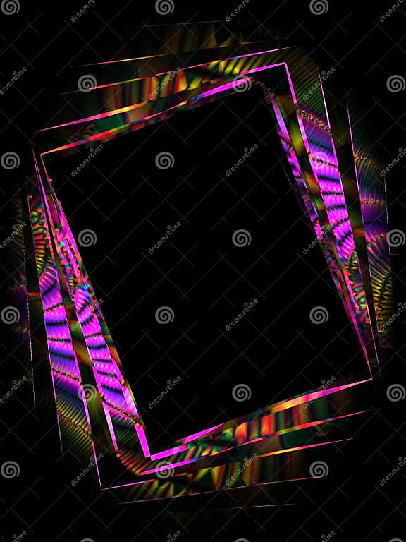 Abstract Picture Photo Frame 2 Stock Illustration - Illustration of ...