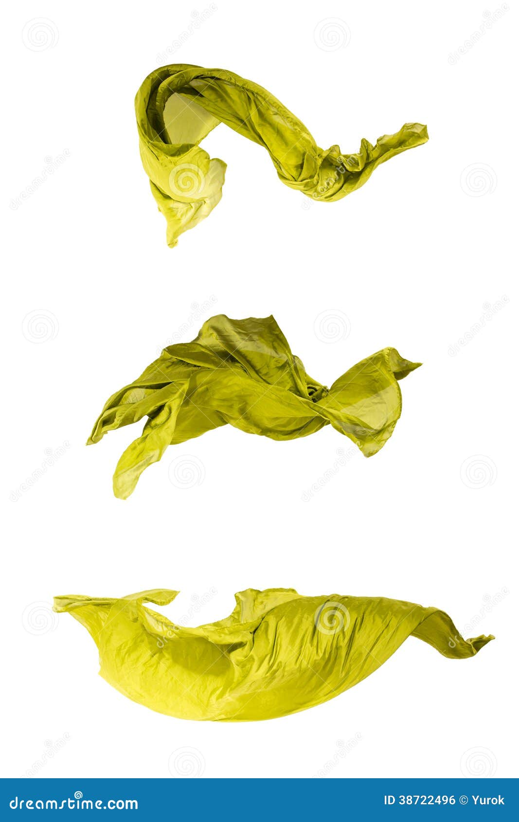 Abstract Piece of Fabric in Motion Stock Photo - Image of stylish ...