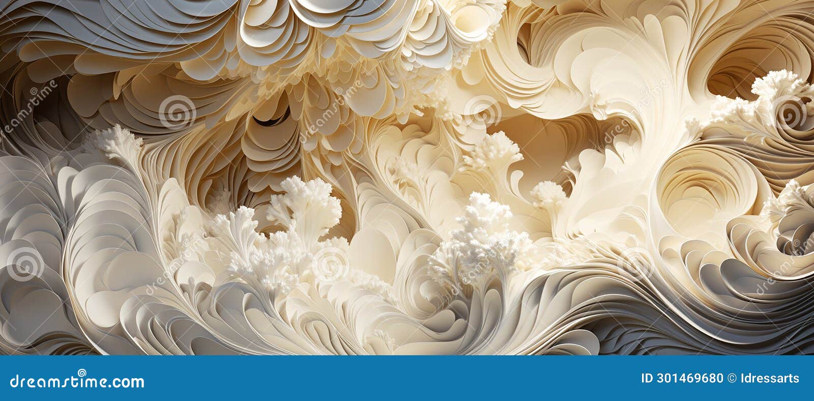 Abstract Piece Focusing on Intricate Textures, Rough and Smooth ...