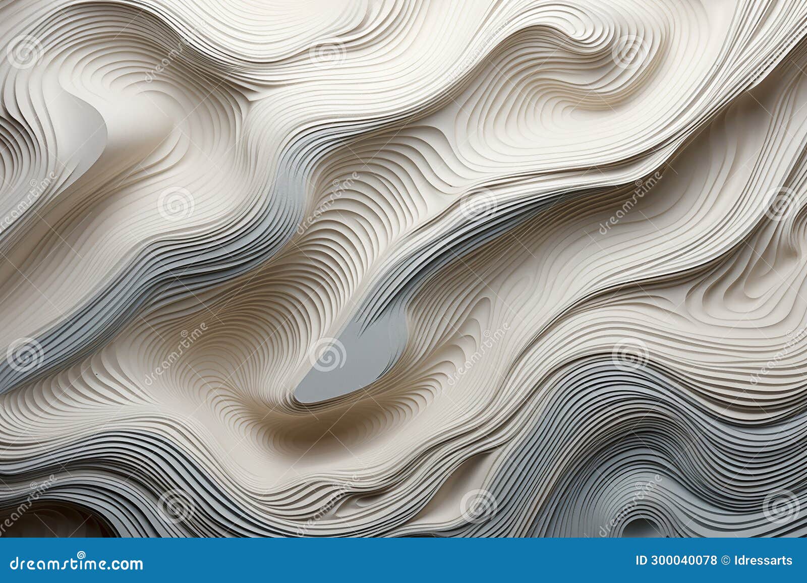 Abstract Piece Focusing on Intricate Textures, Rough and Smooth ...