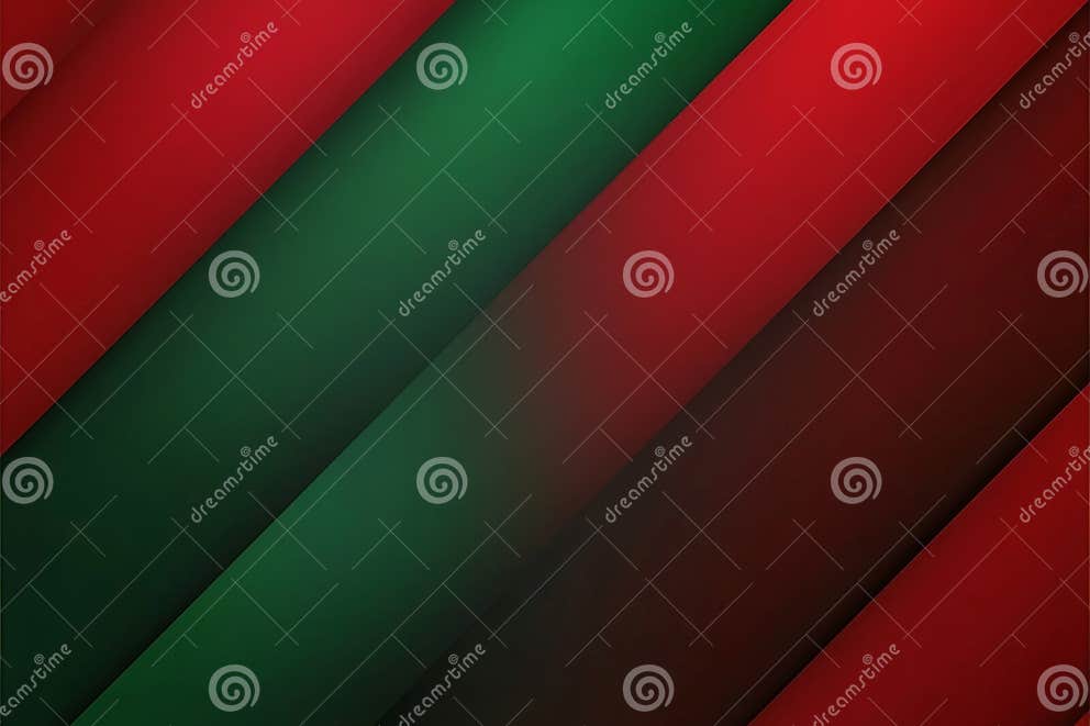 An Abstract Piece with a Straightforward Green and Red Gradient ...