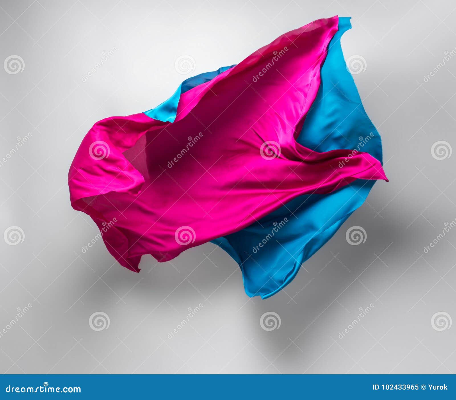 Multicolored Fabric in Motion Stock Image - Image of movement, textile ...