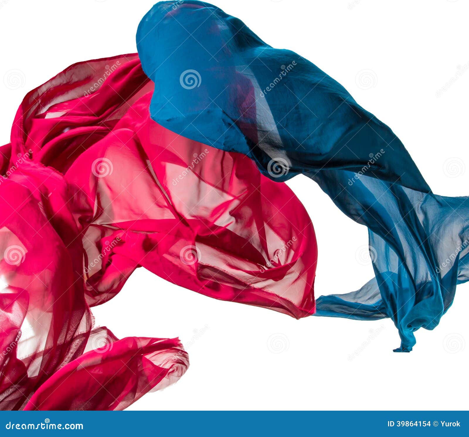 Abstract Pieces of Textile Motion Stock Photo - Image of form, action ...