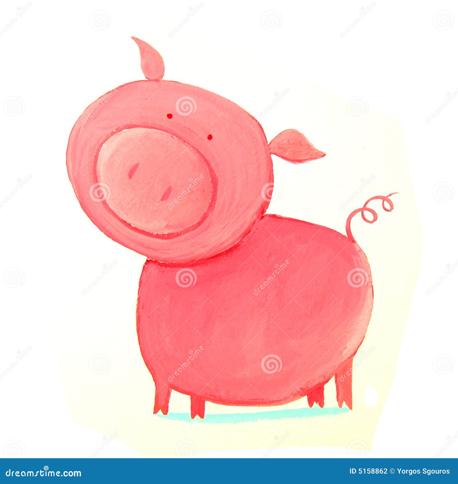 Abstract pig stock illustration. Illustration of nature - 5158862
