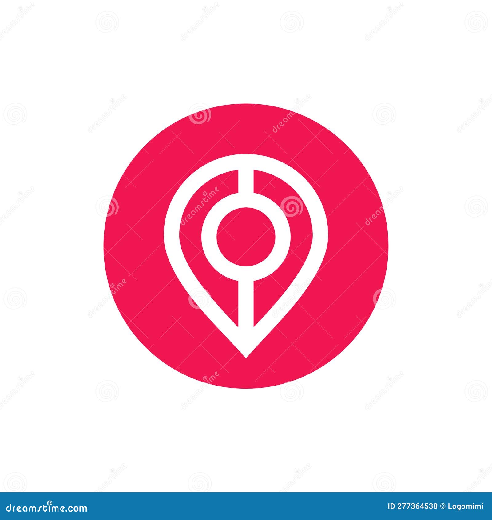Abstract Pin Point Logo Design Element, Map Location Pointer Icon ... Abstract Pin Point Logo Design Element, Map Location Pointer Icon ...
