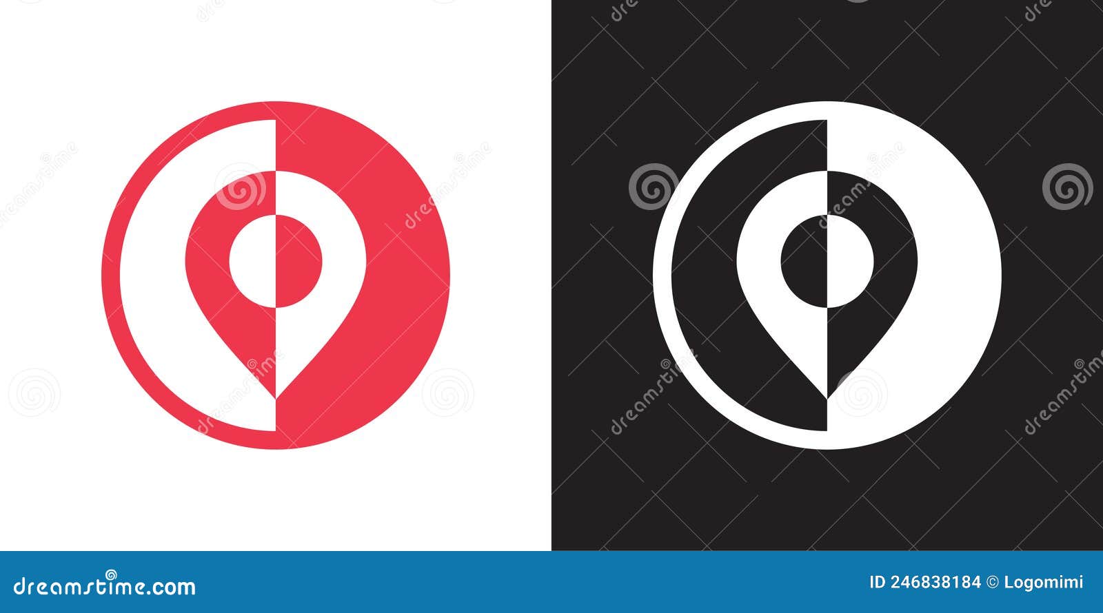 Abstract Pin Point Logo Design, Location Pointer Icon, Map Pin Symbol ...