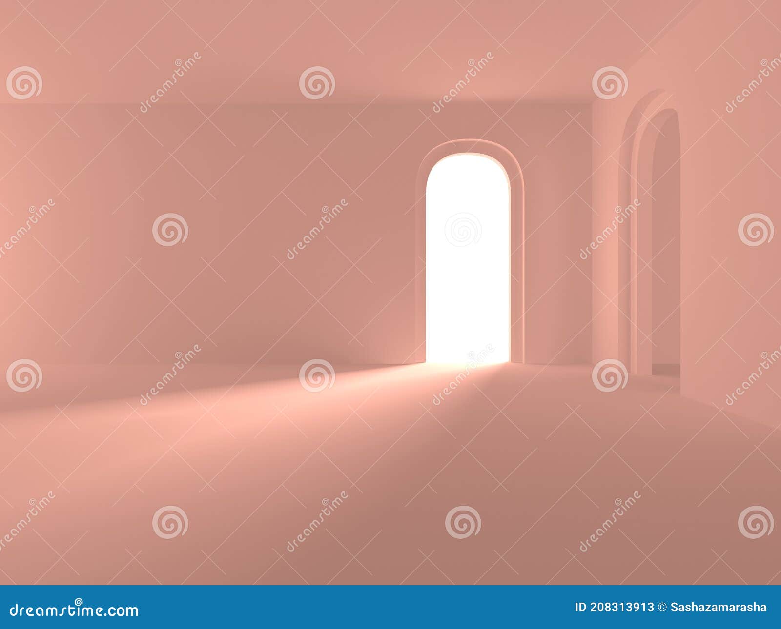 Abstract Pink Architecture Design Concept Stock Illustration ...