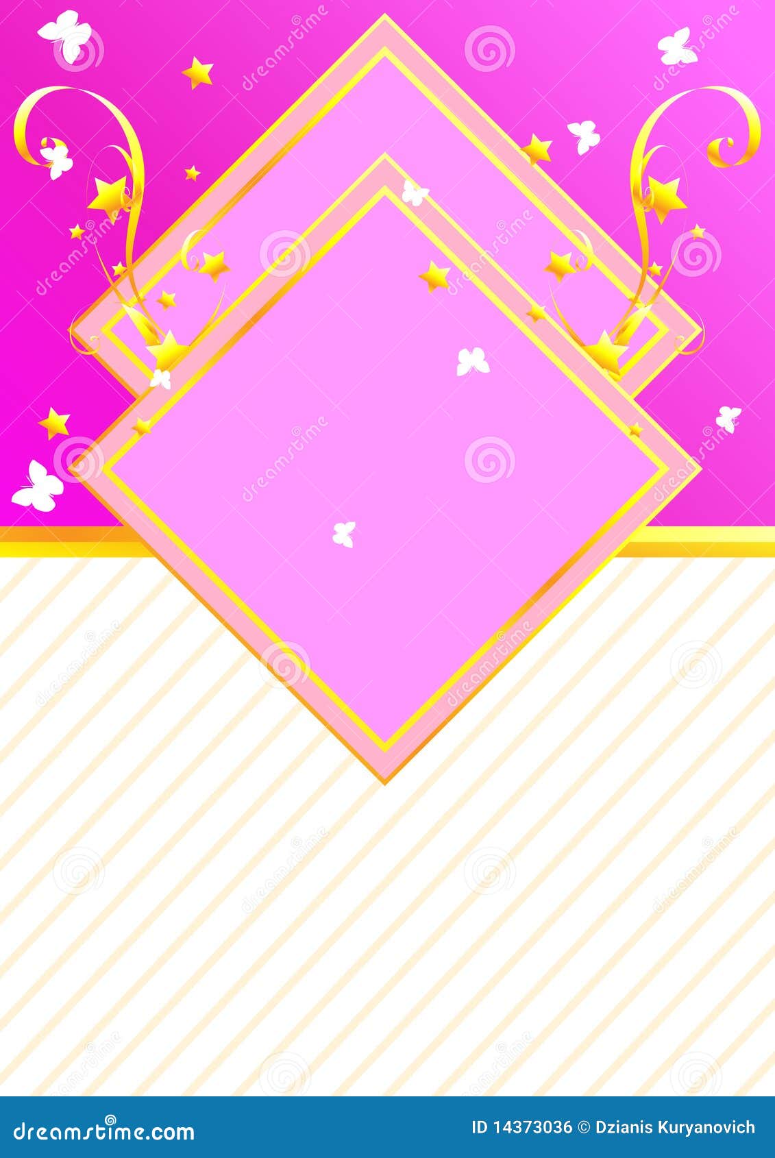 Abstract pink background stock vector. Illustration of frame - 14373036