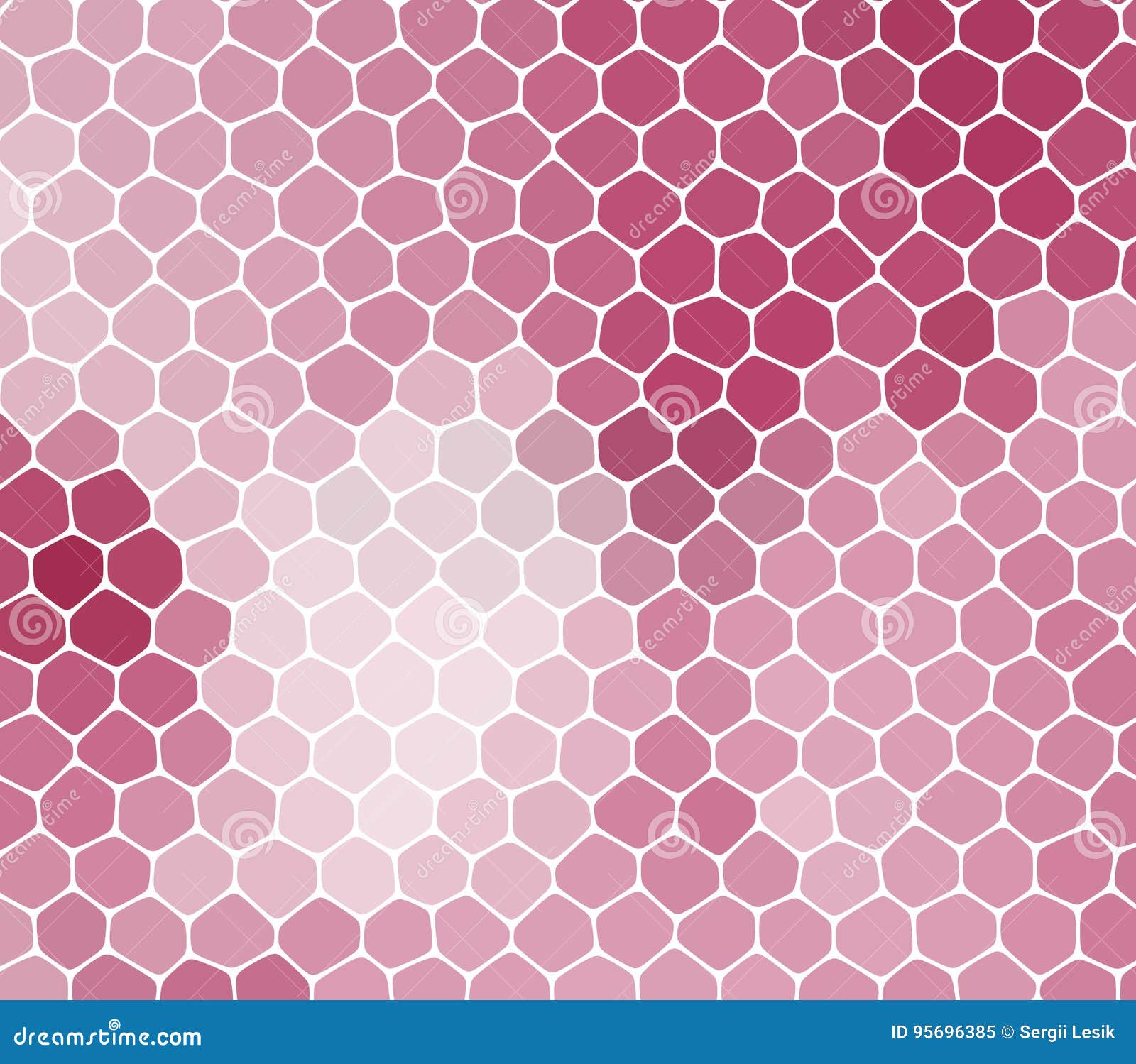 Abstract Pink Background with Cells, Not Seamless Stock Vector ...