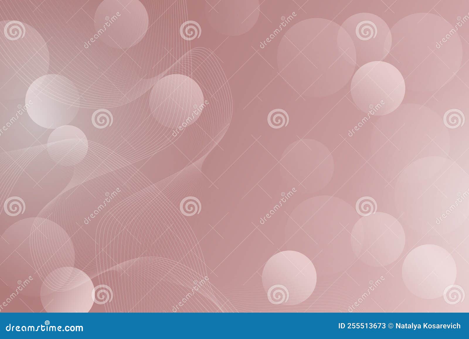 Abstract Pink Background, Illustration. Dusty Rose Frame. Vector Stock ...