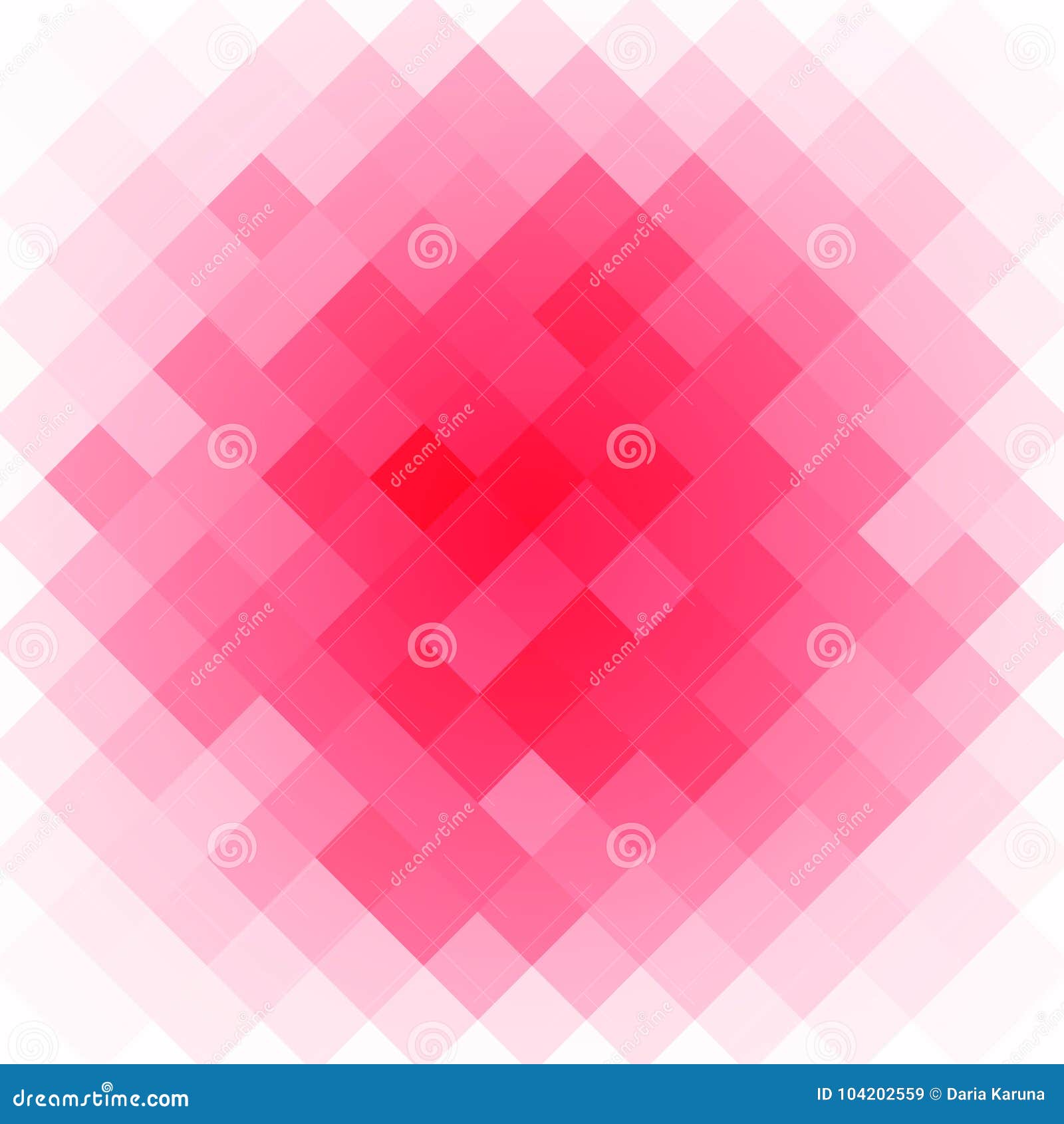 Abstract Pink Background of Squares. an Optical Illusion of Depth in an ...