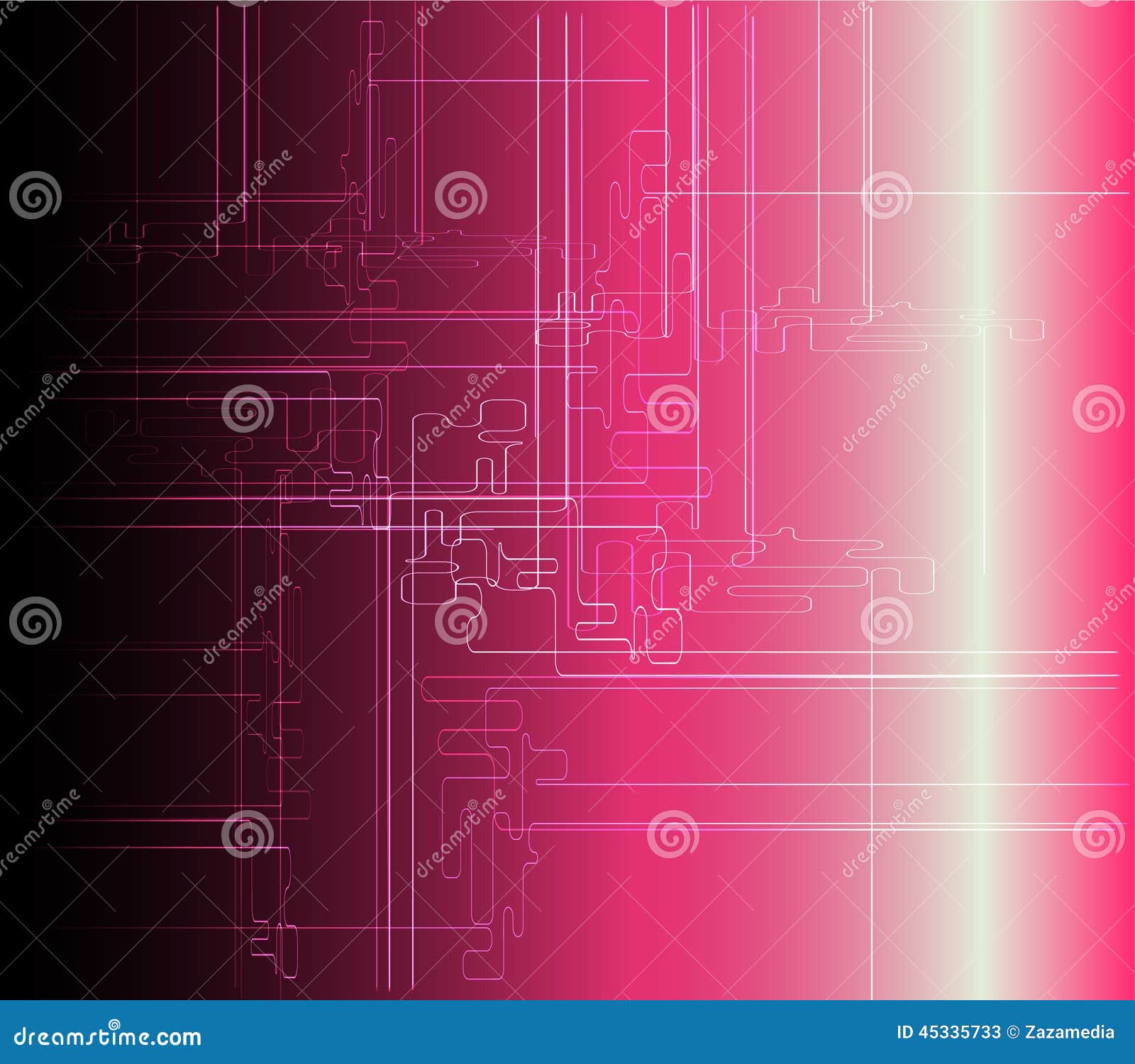 Abstract Pink Background Technical Stock Illustration - Illustration of ...