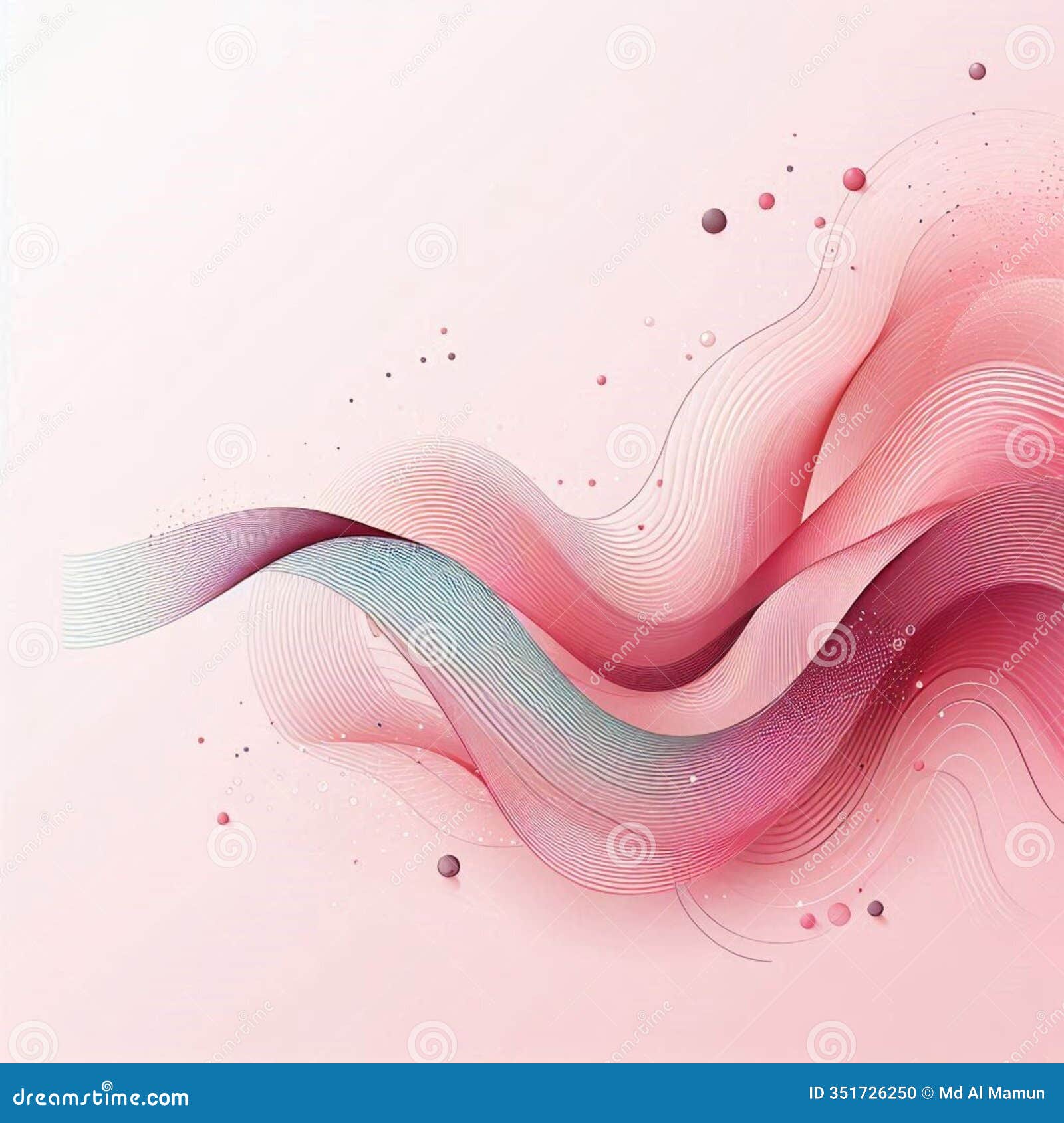 Abstract Pink Background with Waves Stock Photo - Image of petal ...