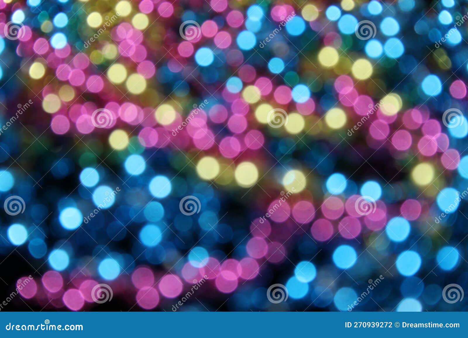 Abstract Pink and Blue Blurred Bokeh Background Stock Photo - Image of ...
