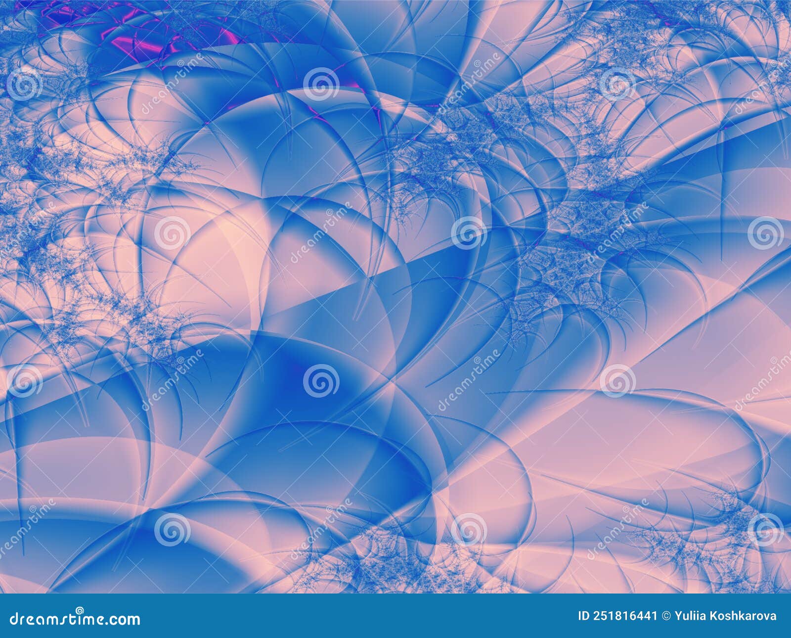 Abstract Pink Blue Line Drawing, Color Graphics, Background Stock ...