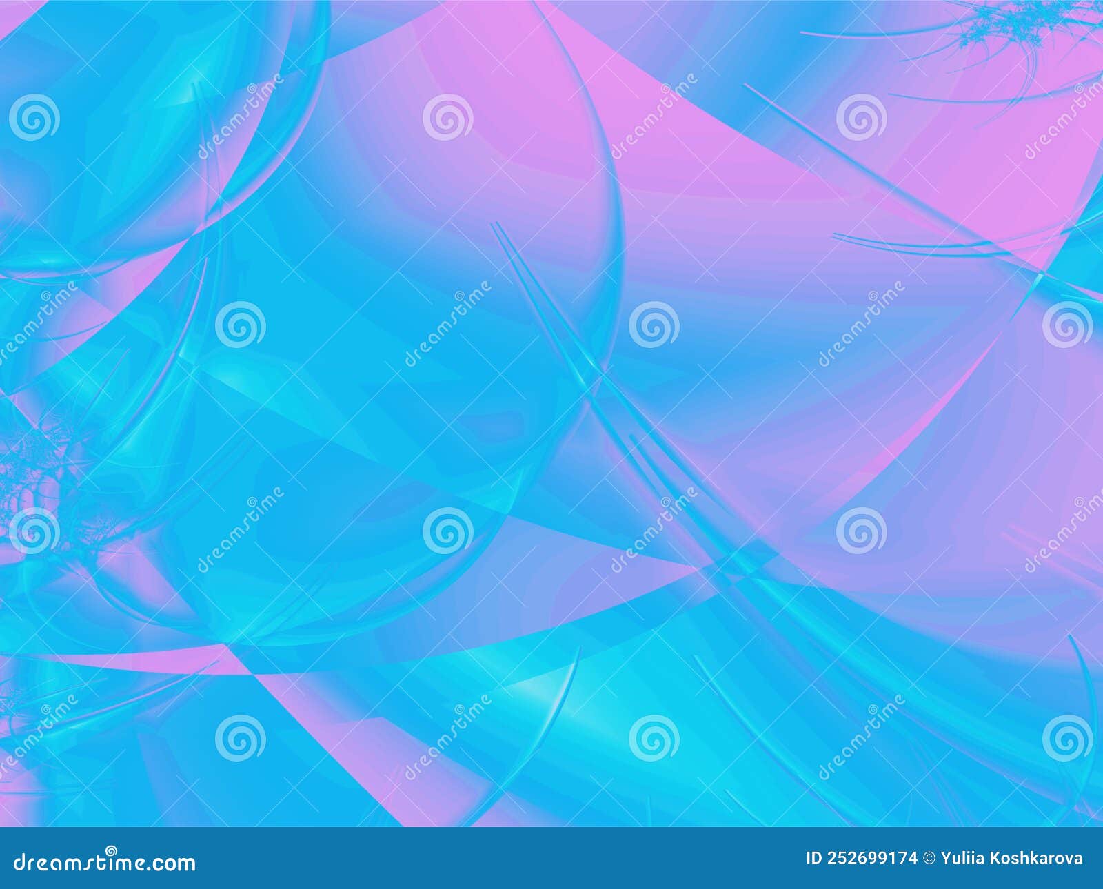 Abstract Pink Blue Line Drawing, Color Graphics, Background Stock ...