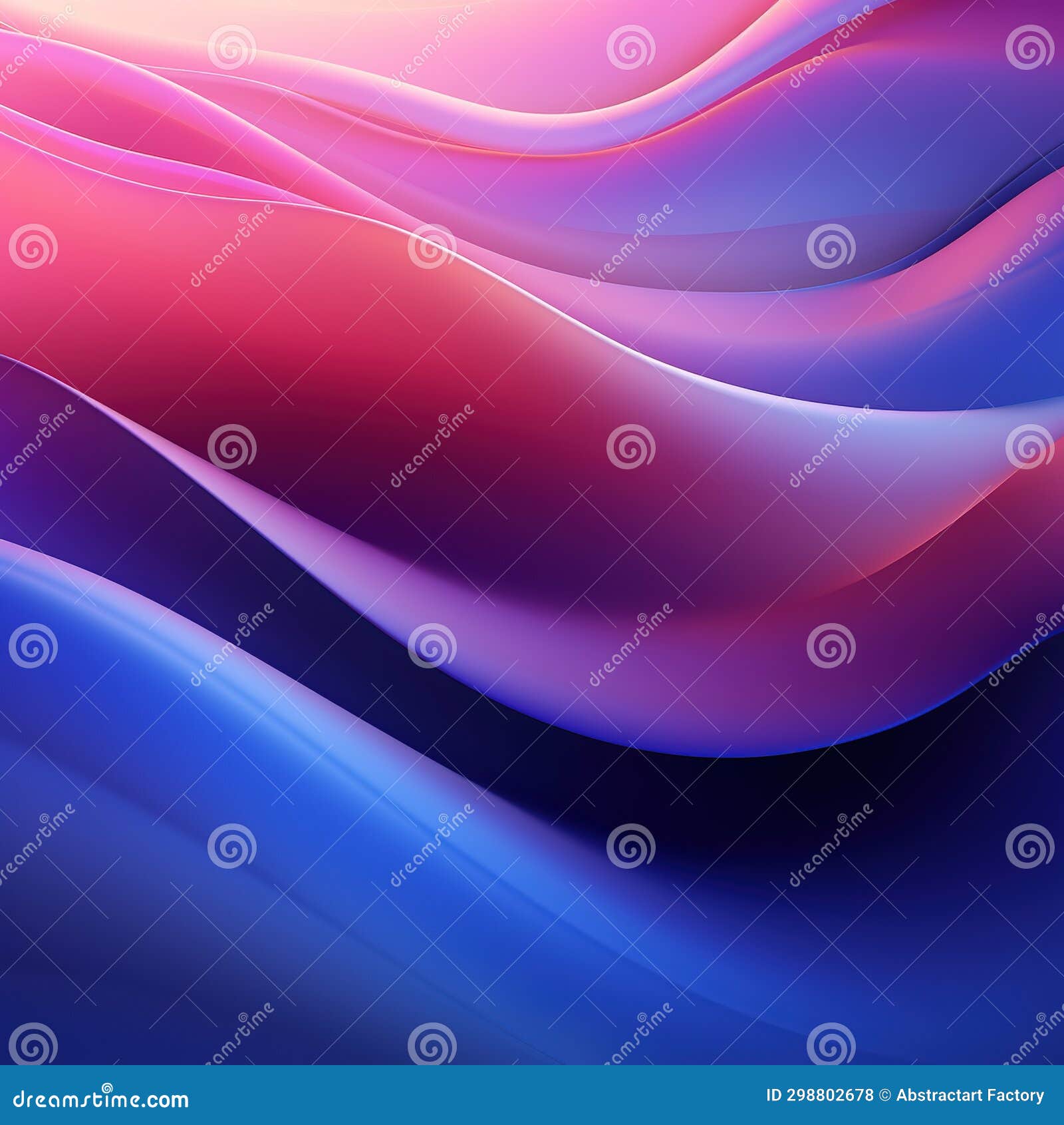 Abstract Pink Blue and Purple Gradient Wave Background. Geometric ...