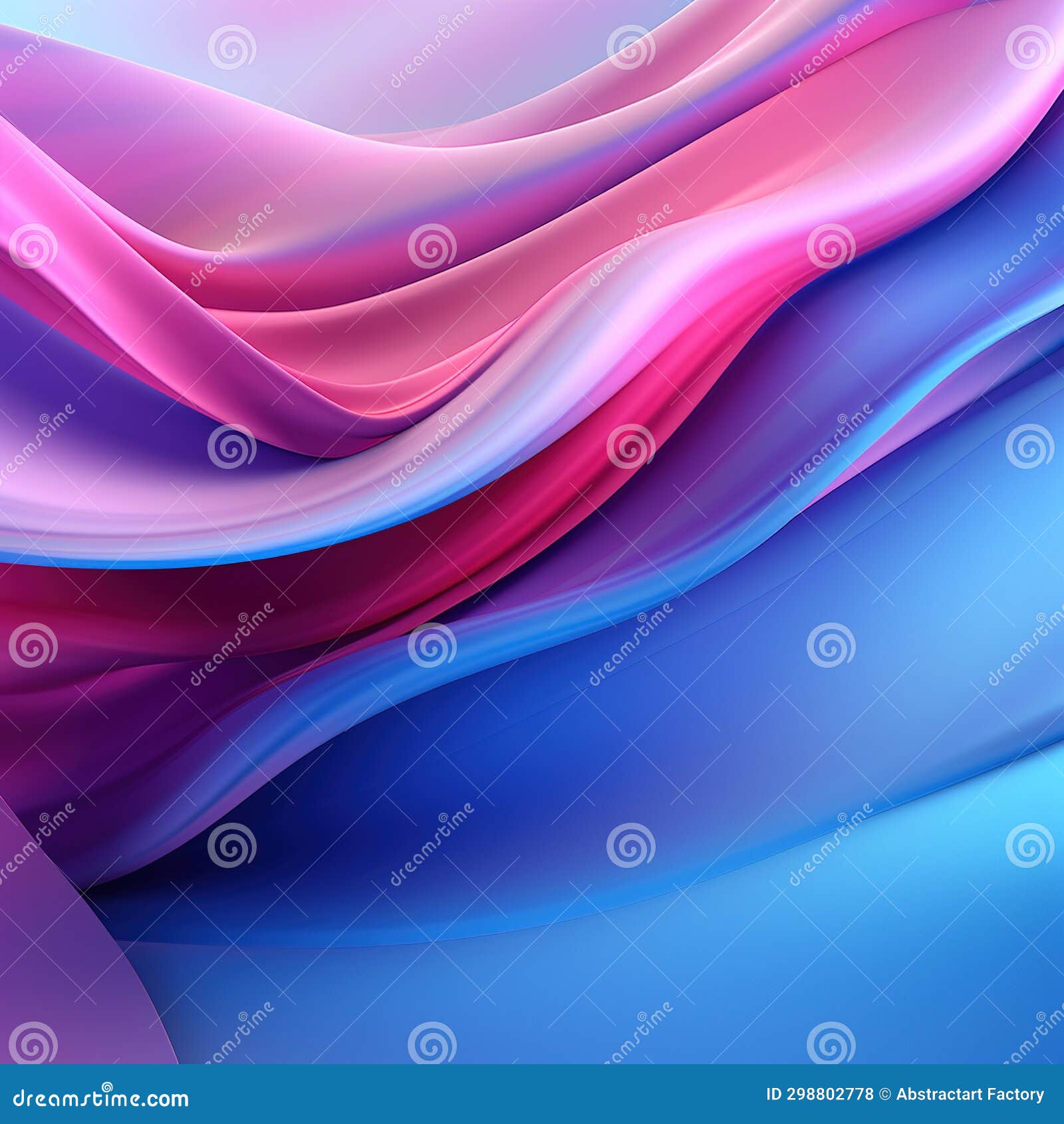 Abstract Pink Blue and Purple Gradient Wave Background. Geometric ...