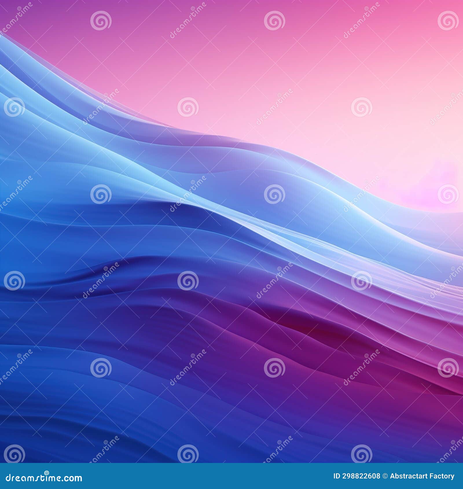 Abstract Pink Blue and Purple Gradient Wave Background. Geometric ...