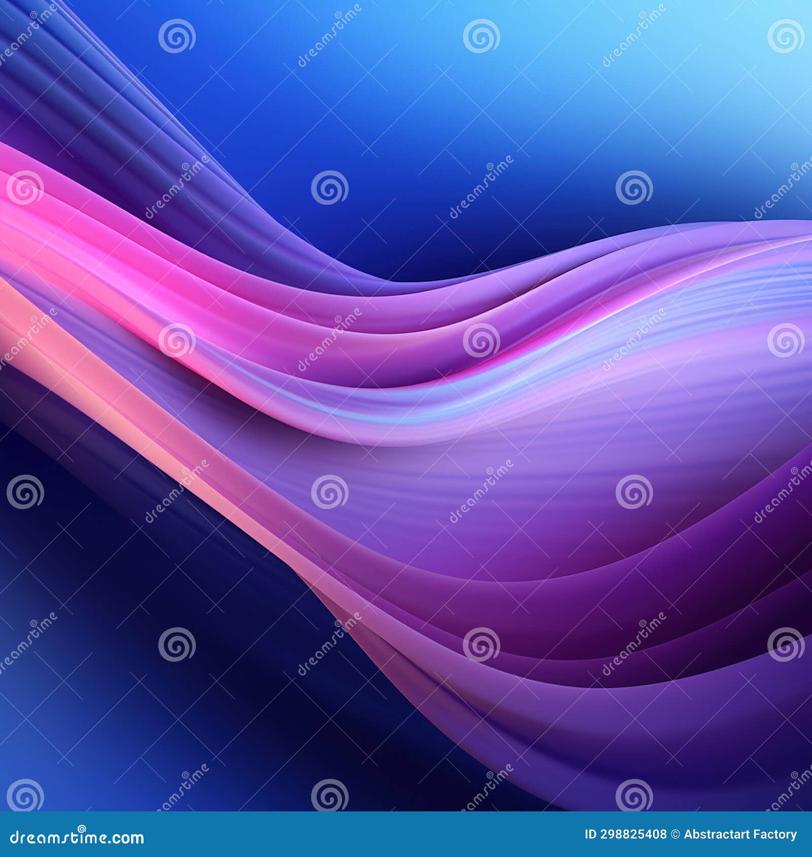 Abstract Pink Blue and Purple Gradient Wave Background. Geometric ...