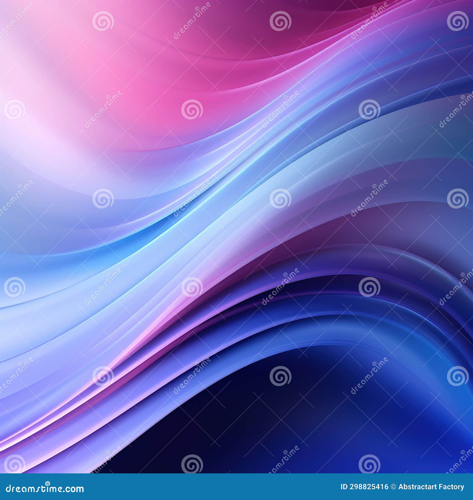 Abstract Pink Blue and Purple Gradient Wave Background. Geometric ...