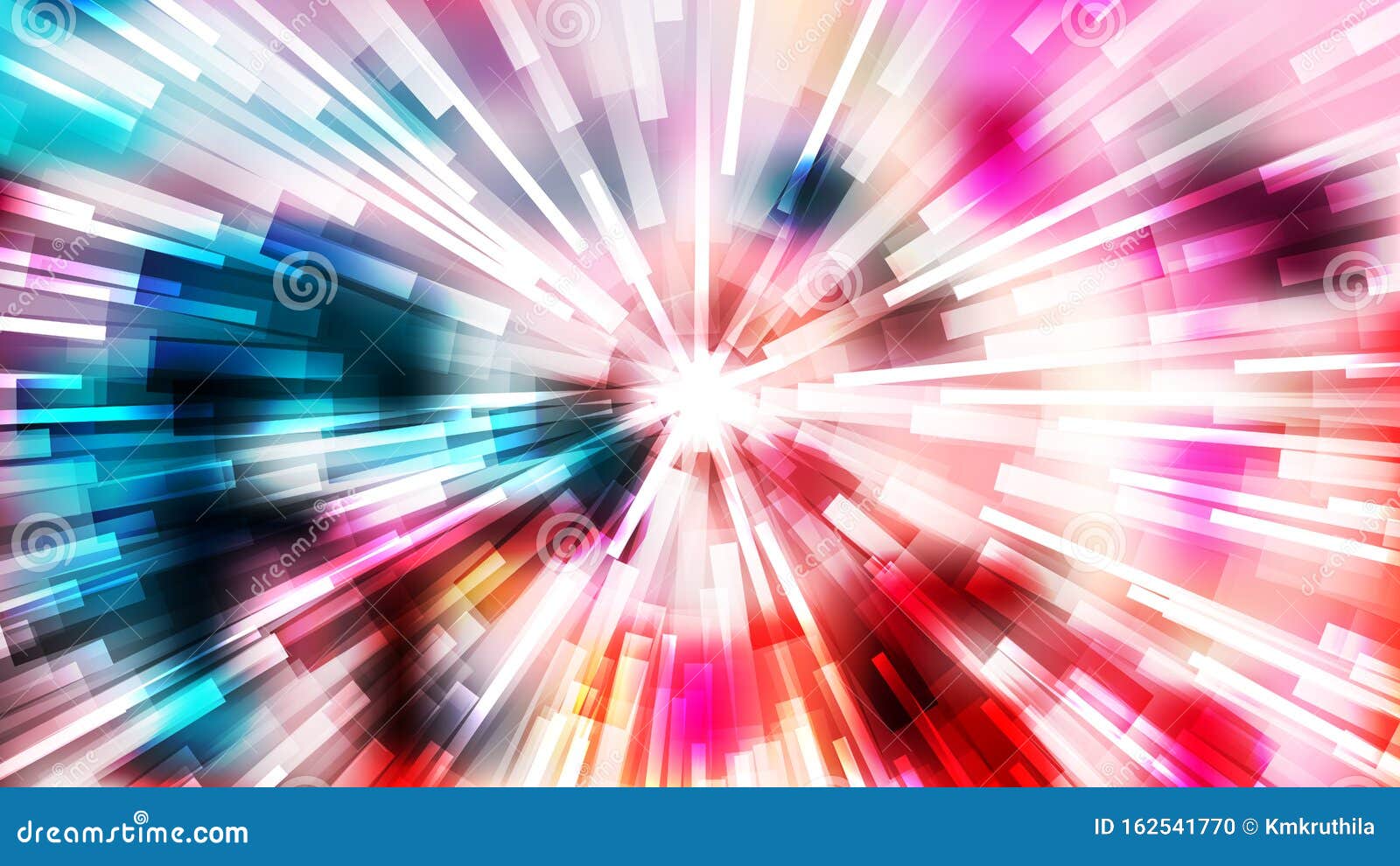 Abstract Pink Blue and White Rays Background Stock Vector ...
