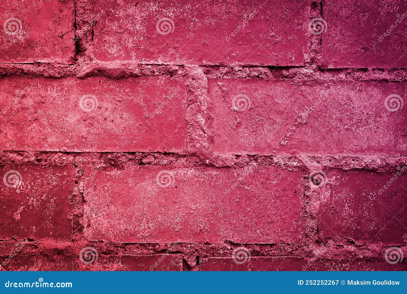 Abstract Pink Brick Wall Texture Background. Stock Image - Image of ...