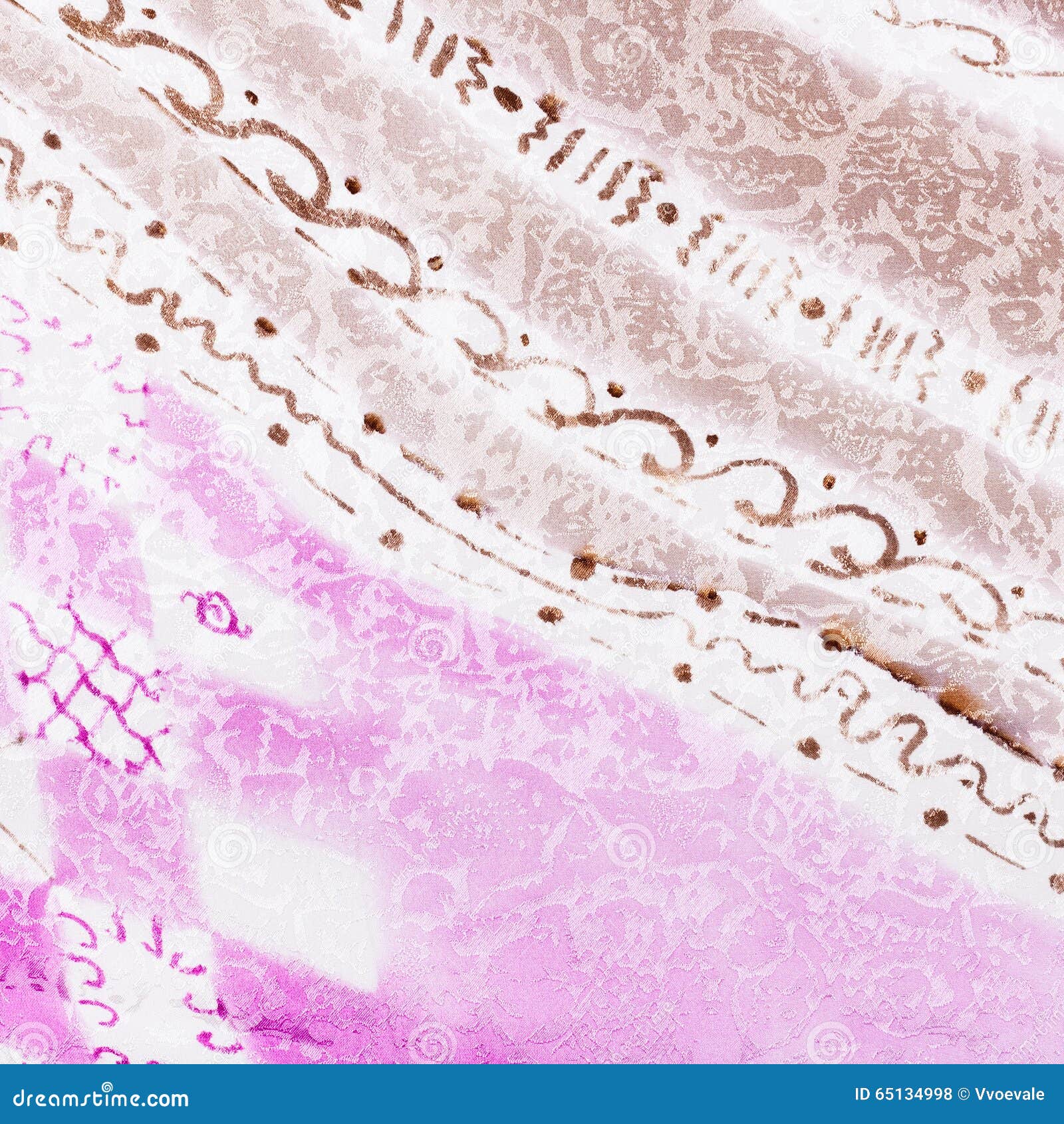 Abstract Pink and Brown Striped Pattern on Batik Stock Photo - Image of ...