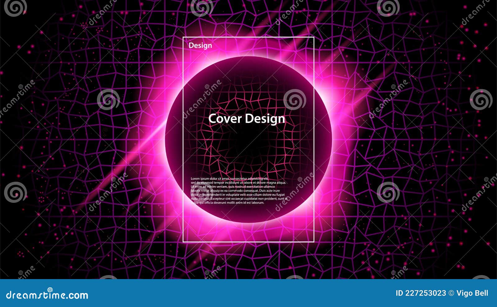 Abstract Pink Circle Background. EPS 10 Stock Vector - Illustration of ...