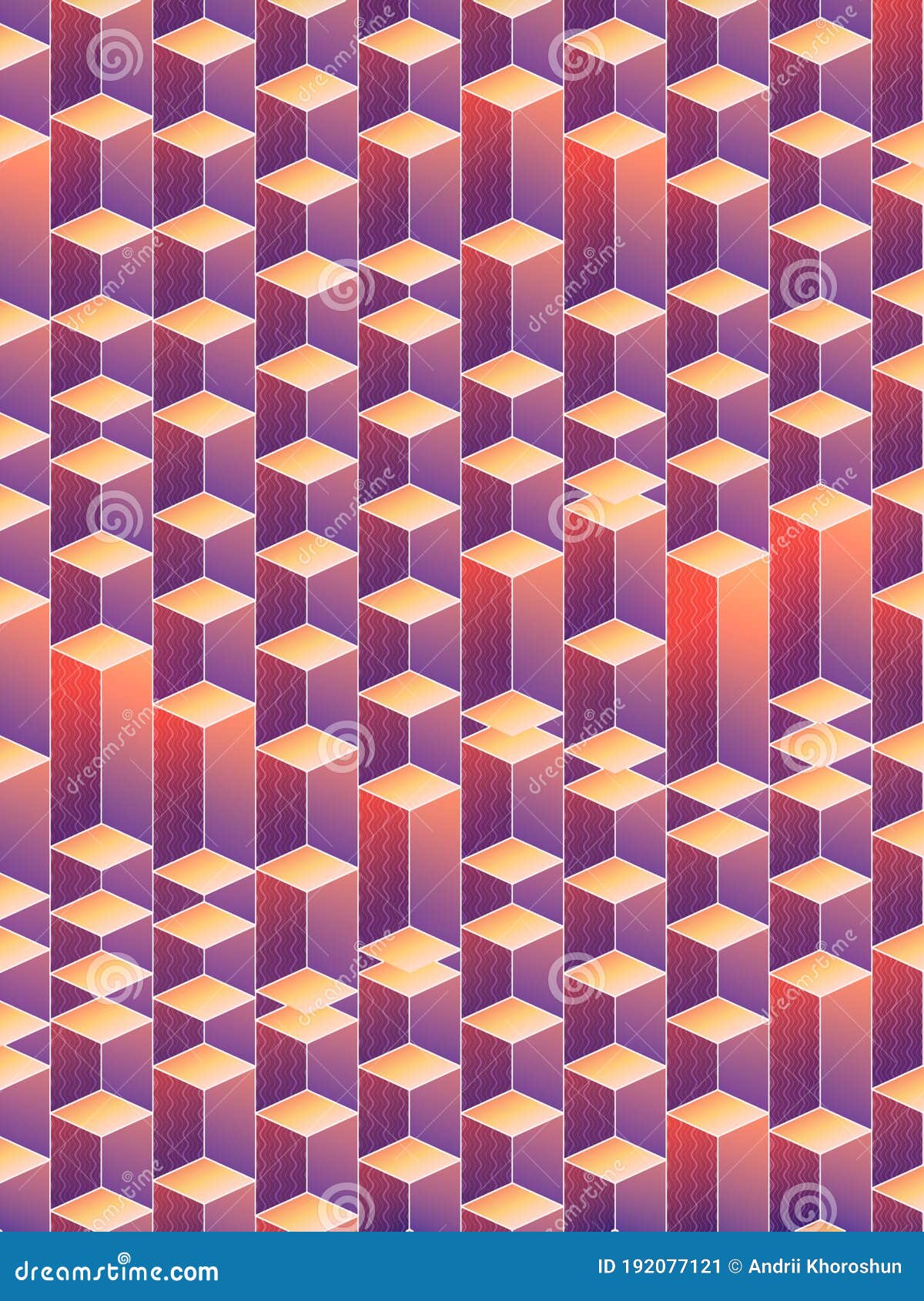 Abstract Pink Colored Layout Template. 3d Render Digital Illustration ...