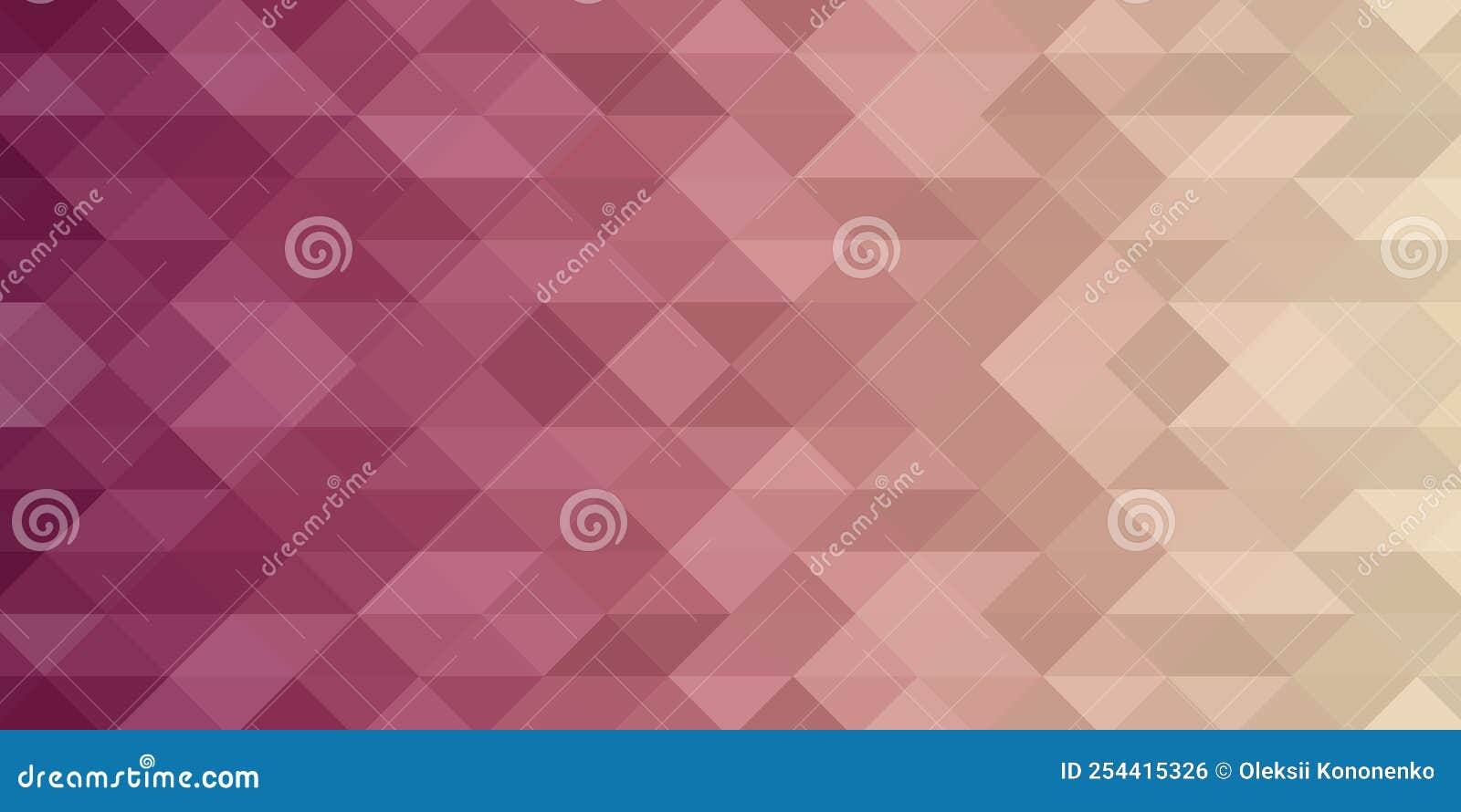 Abstract Pink Colored Mosaic Texture Assembled from Small Triangles. Pixel Background, Checkered ...