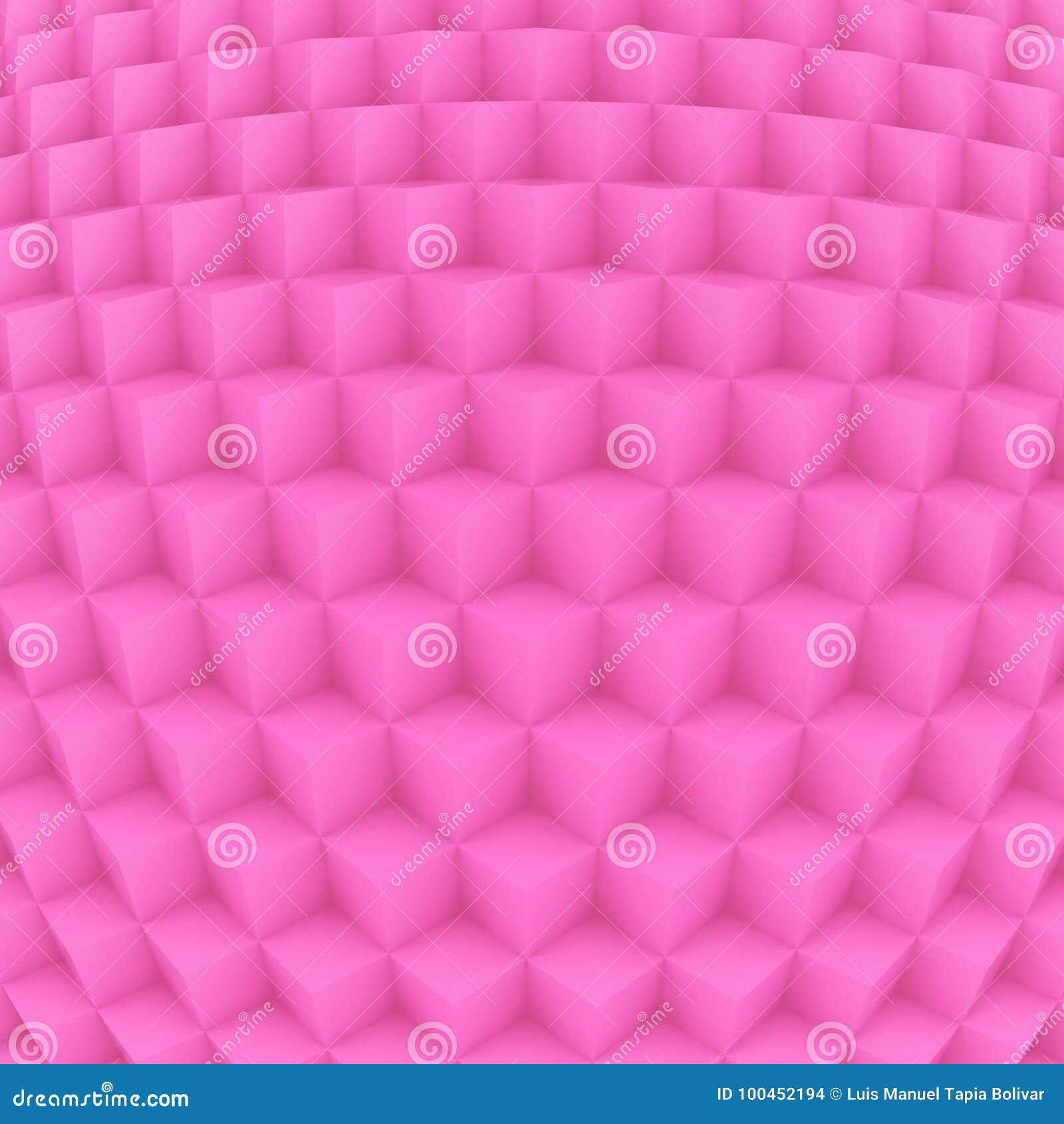 Abstract Pink Cubes Stacked Stock Illustration - Illustration of gray ...