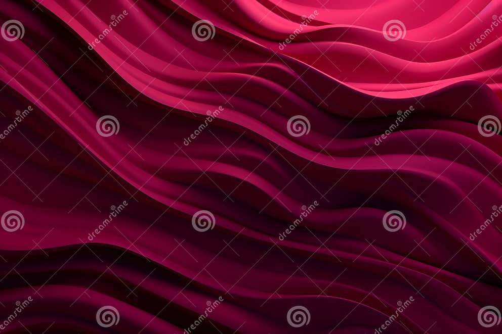 Abstract Pink Digital Background with Waves Stock Illustration ...