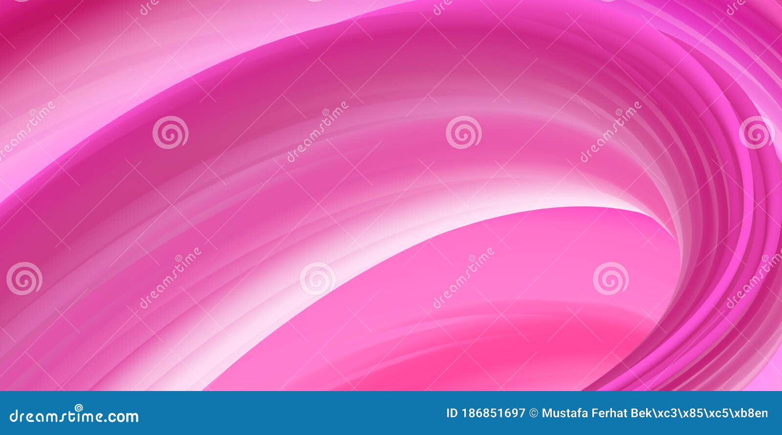Abstract Pink Flowing Wave Background Template Stock Vector ...