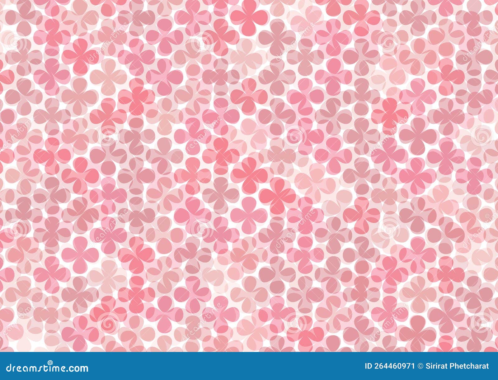 Abstract Pink Four Leaf Clover Lucky Background Stock Vector ...