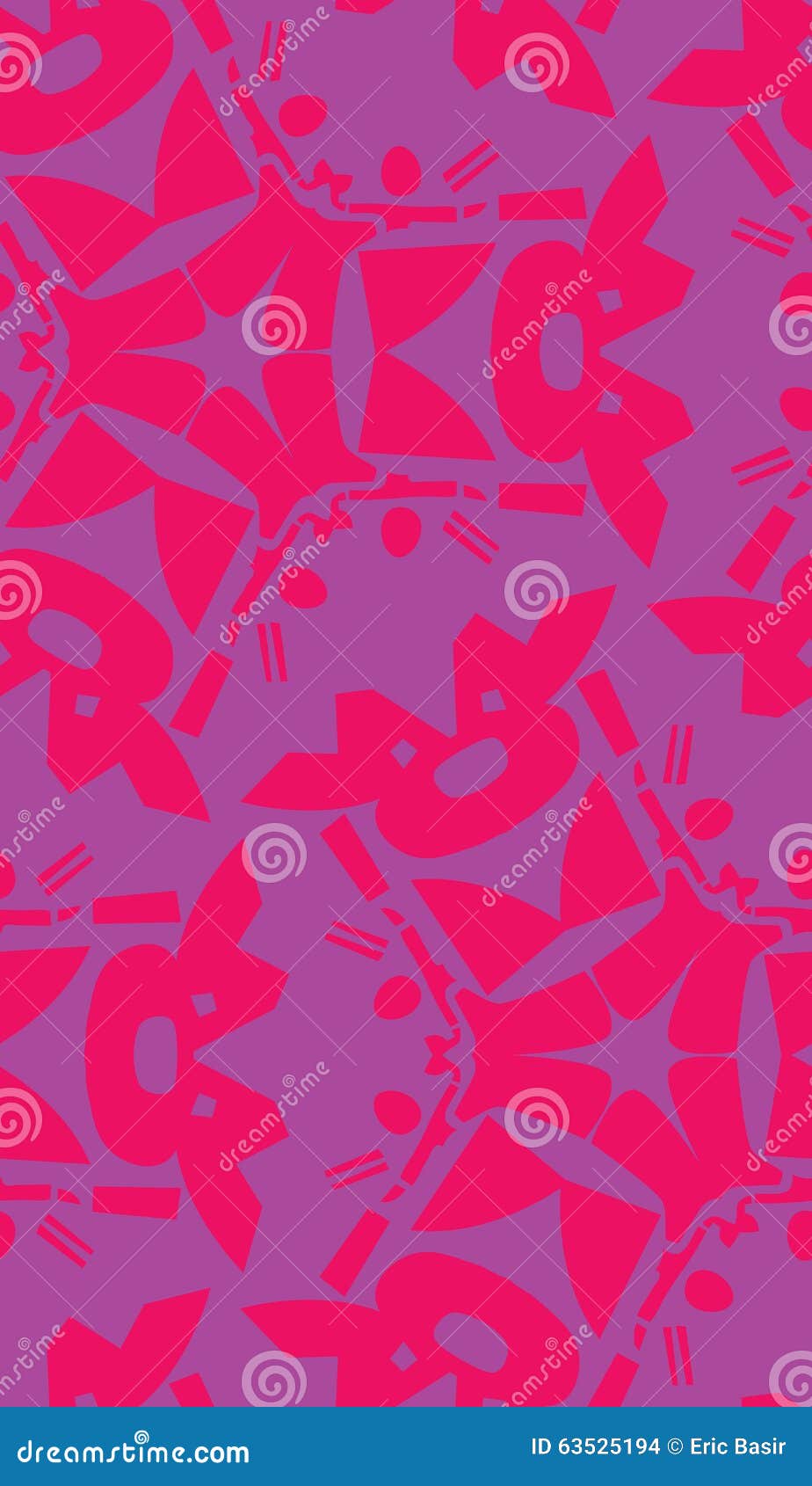 Abstract Pink Geometric Pattern Stock Illustration - Illustration of ...