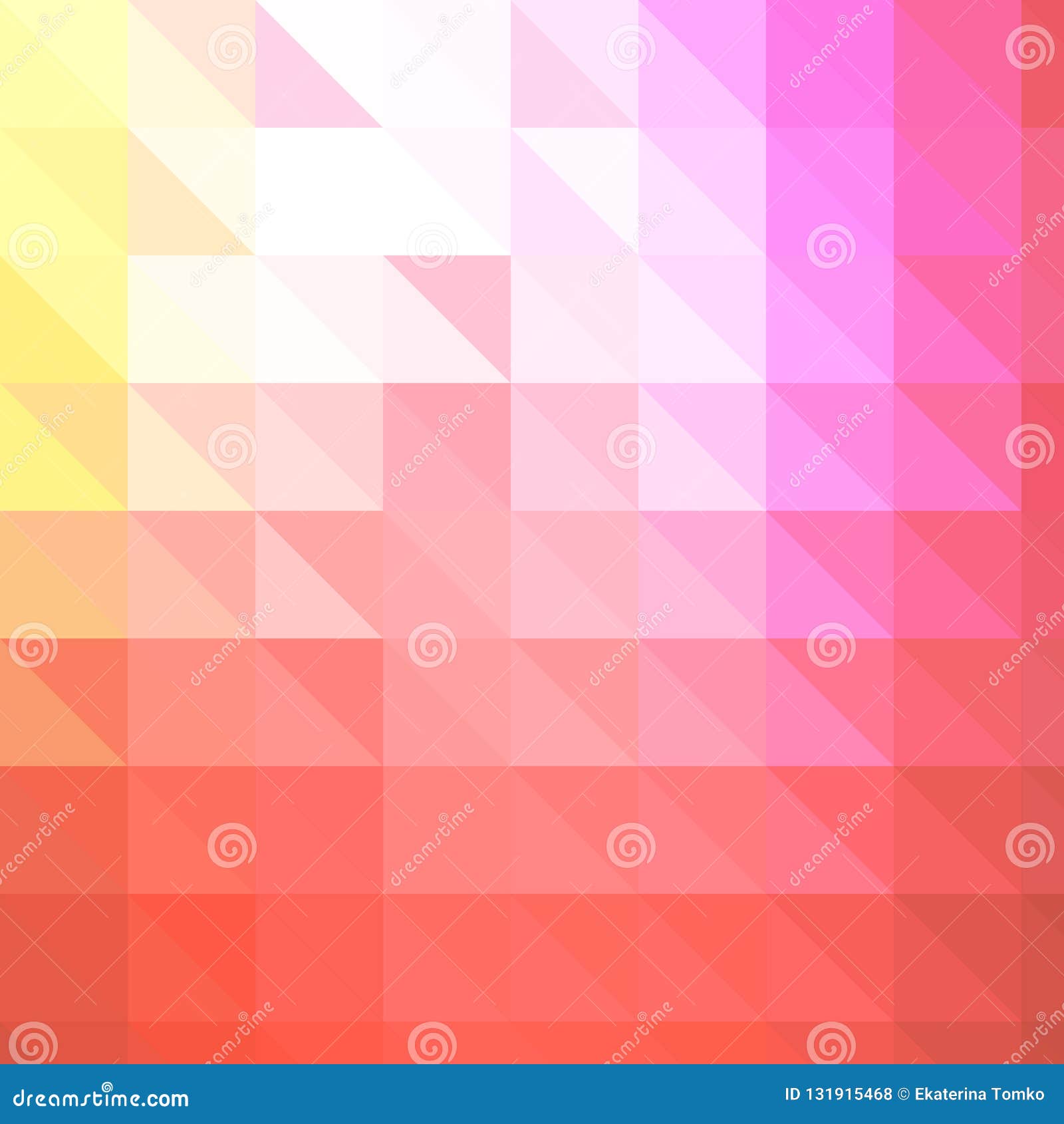 Multicolor Light Vector Triangle of an Abstract Layout. Geometric ...