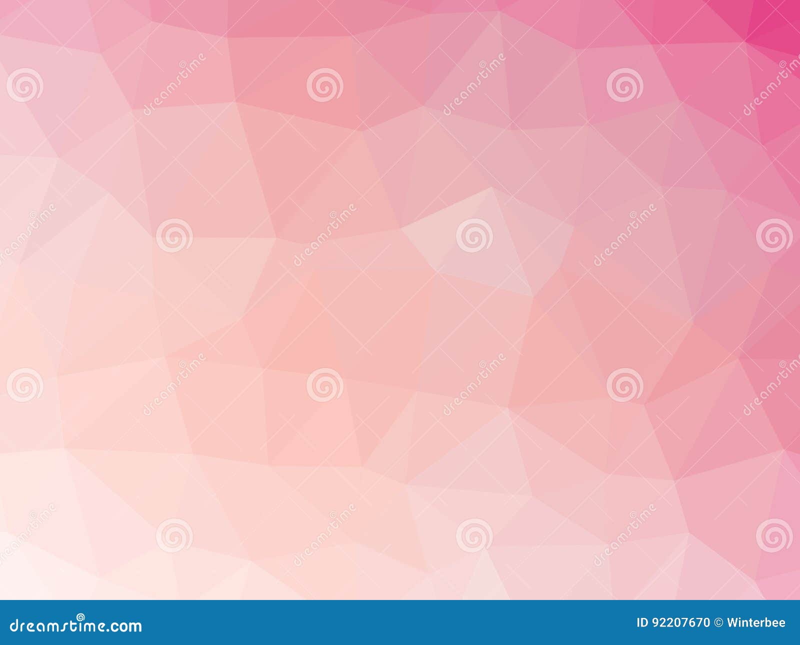 Abstract Pink Gradient Low Polygon Shaped Background Stock Illustration ...