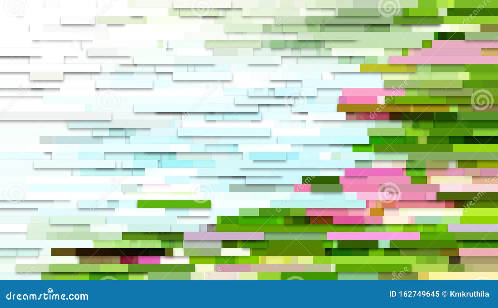 Abstract Pink and Green Horizontal Lines and Stripes Background Vector ...