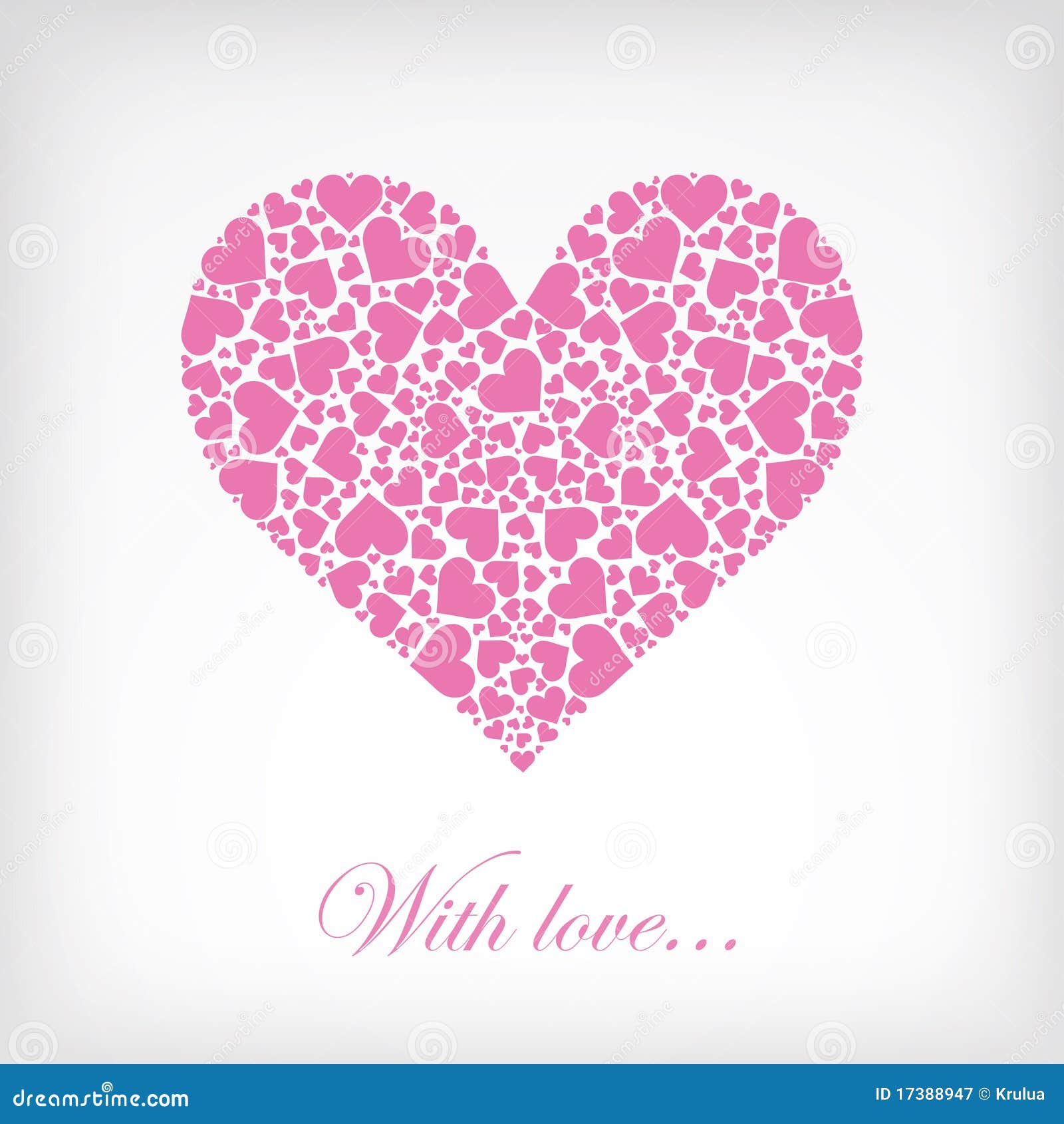 Abstract pink heart stock vector. Illustration of background - 17388947