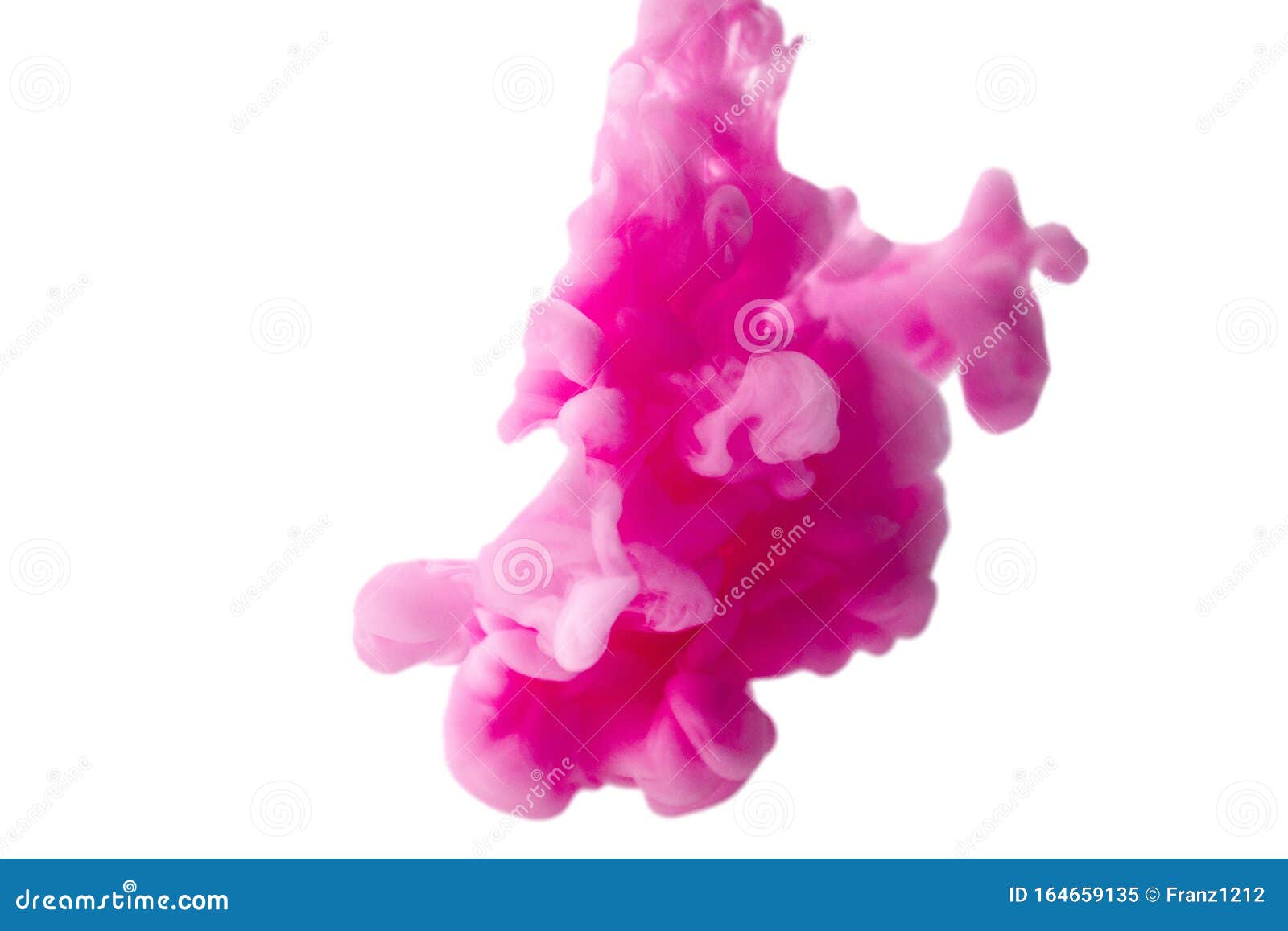 Abstract pink ink in water stock image. Image of gouache - 164659135