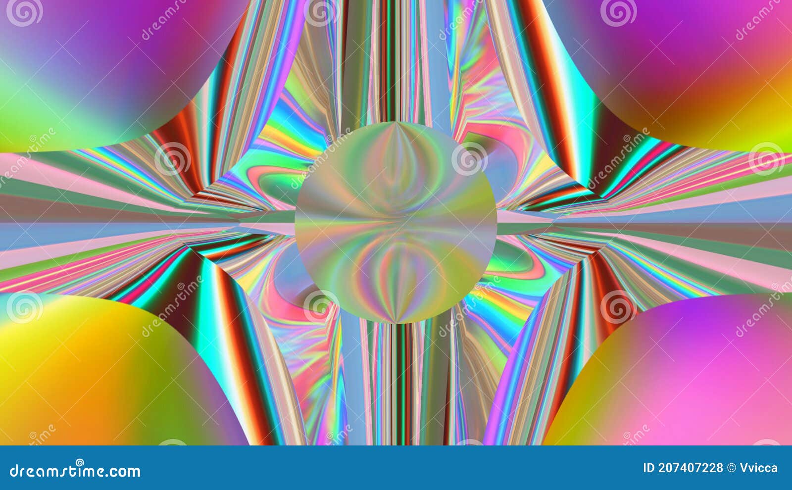 Abstract Pink Iridescent Background Stock Illustration - Illustration ...