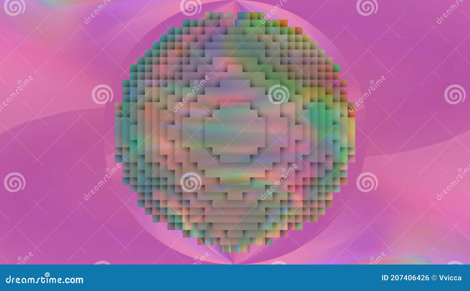 Abstract Pink Iridescent Background Stock Illustration - Illustration ...