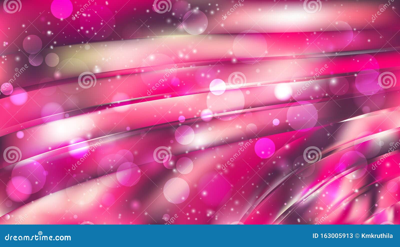 Abstract Pink Lights Background Vector Stock Vector - Illustration of ...