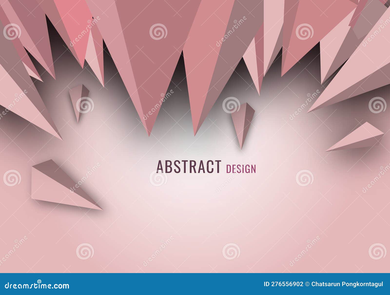 Abstract Pink Low Polygon Triangles Pattern Gradient Background. Stock Vector - Illustration of ...