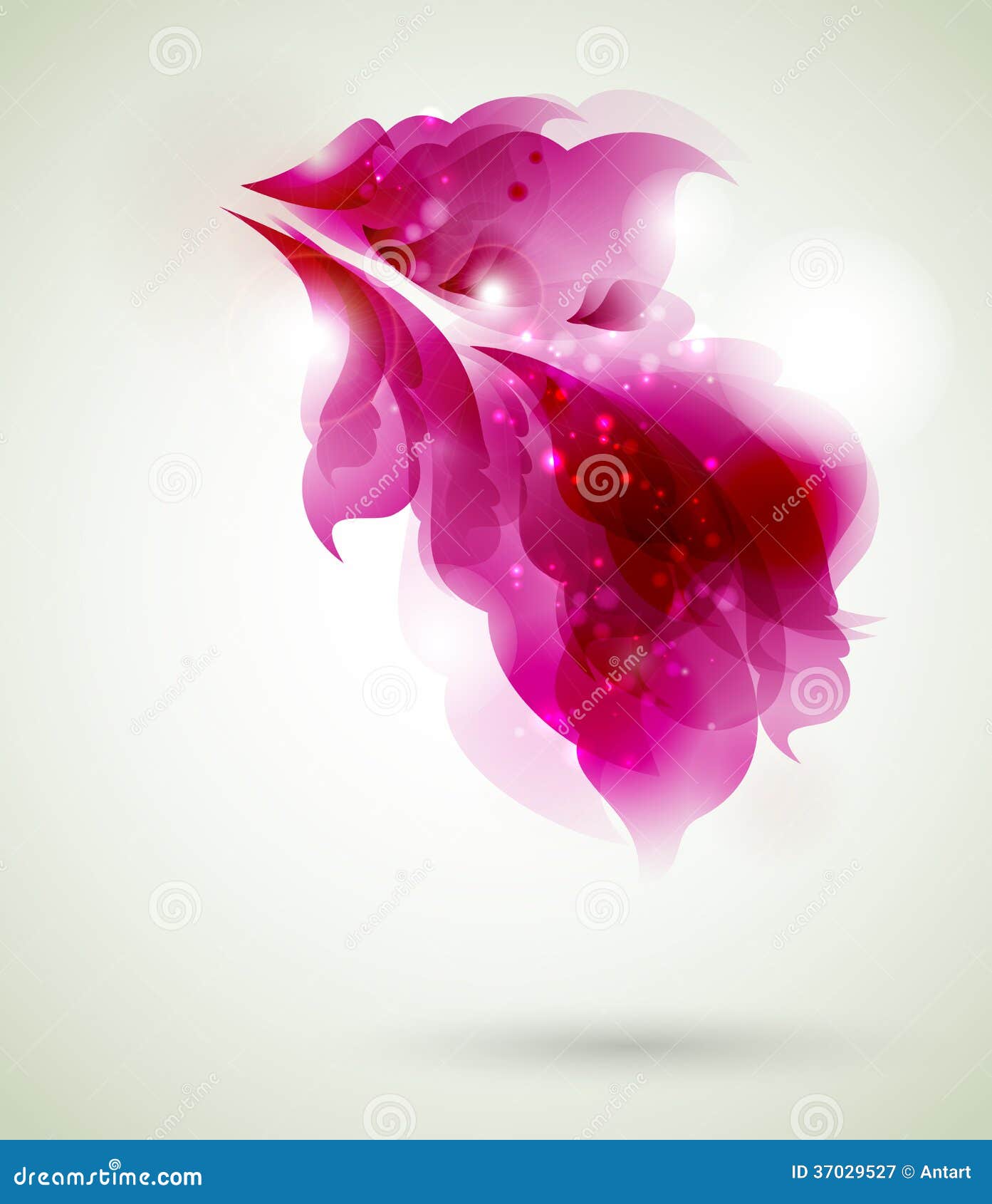 Abstract pink stock vector. Illustration of banner, abstraction - 37029527