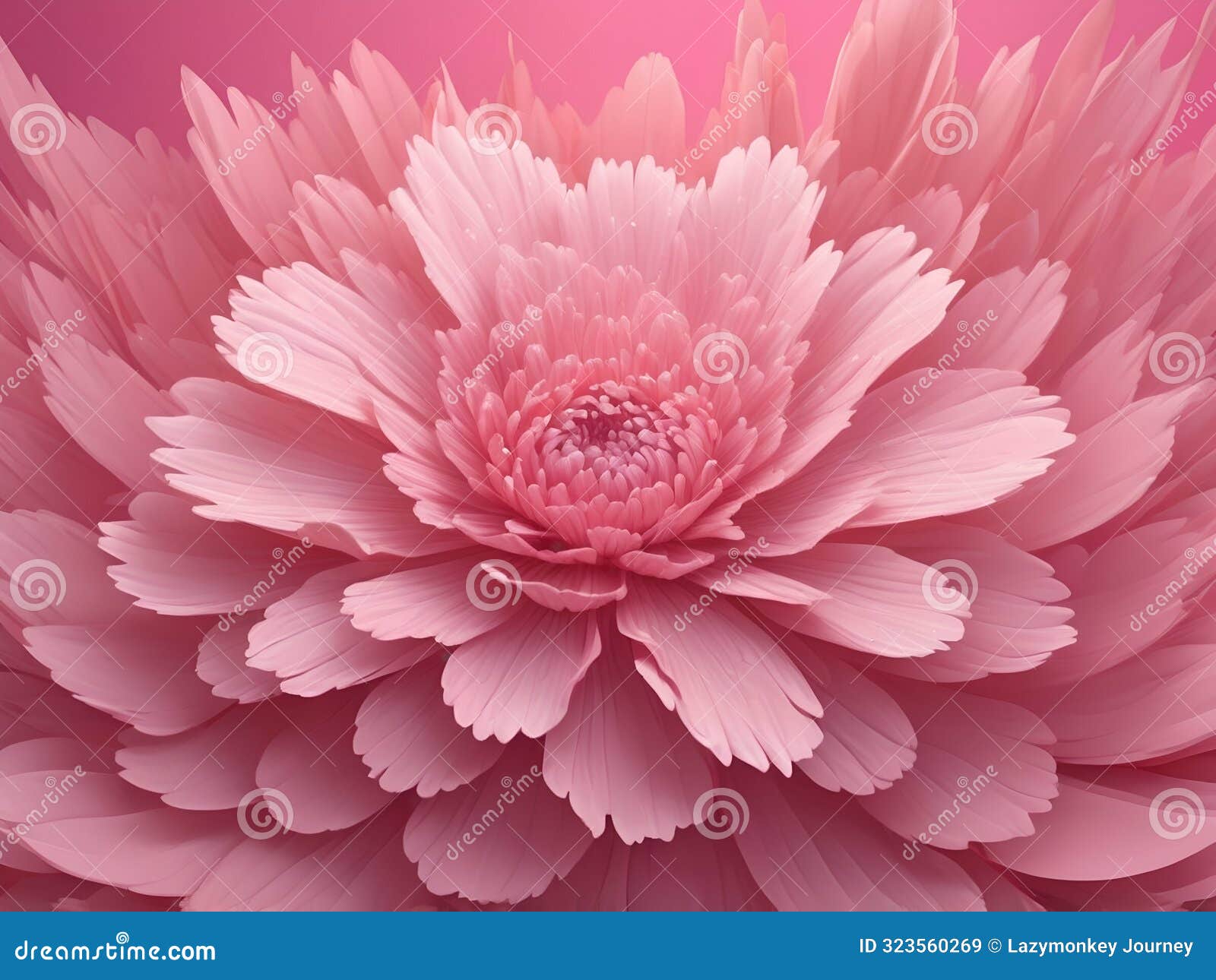 Abstract Pink Pixelated Background in the Form of a Delicate Flower ...