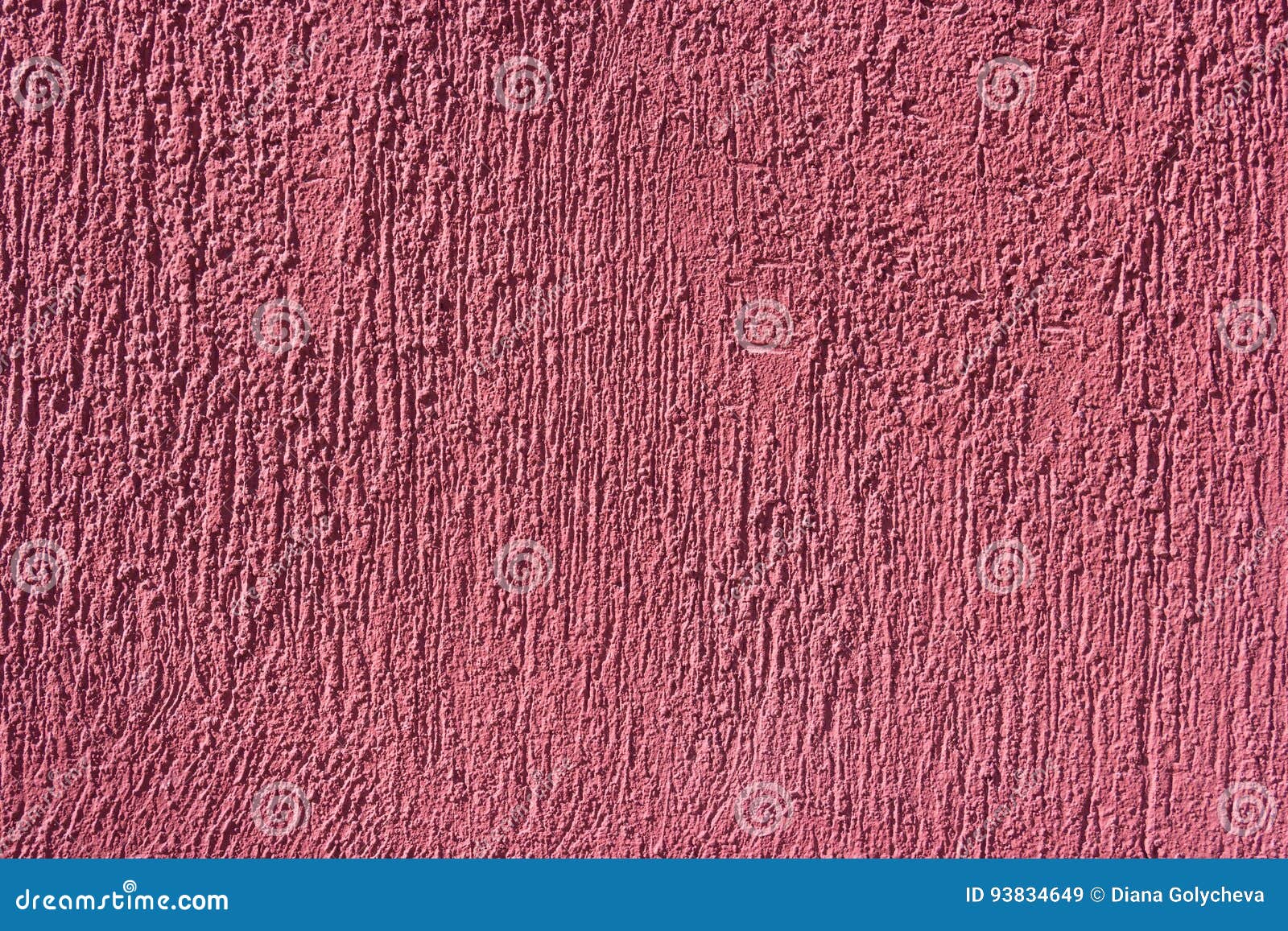 Abstract Pink Plaster. Rough Wall. Texture of Plaster. Repair and ...