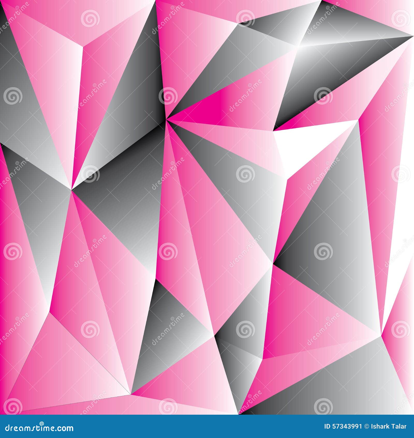 Abstract Pink Polygon for Background Stock Illustration - Illustration ...